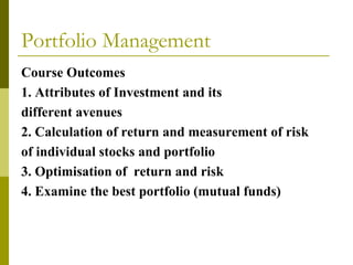 Concept of Investment | PPT