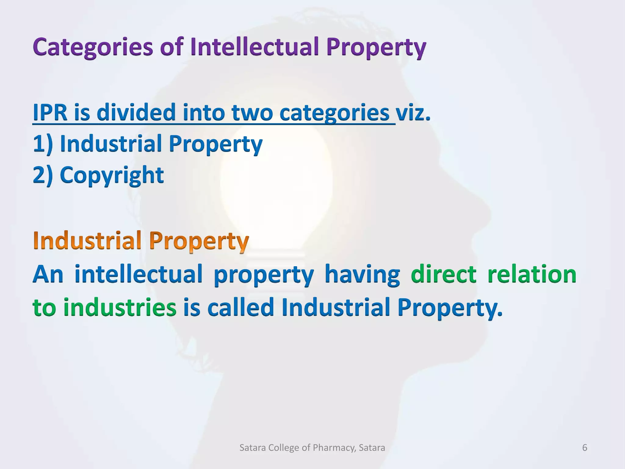 Concept of IPR and patent | PPTX