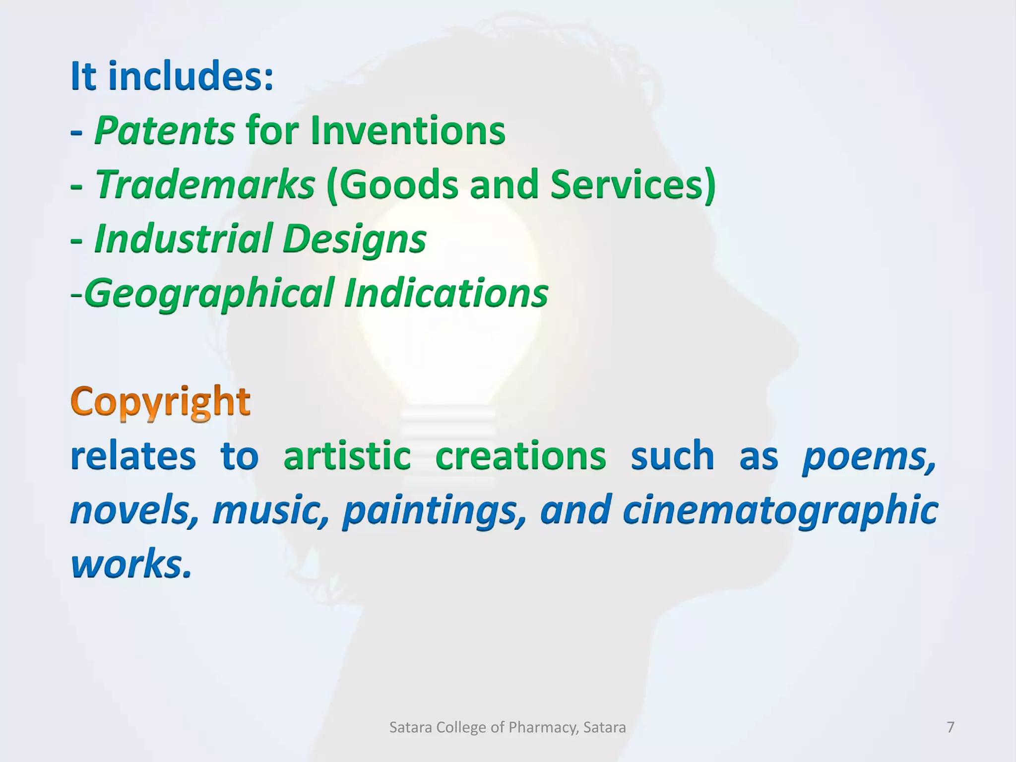 Concept of IPR and patent | PPTX