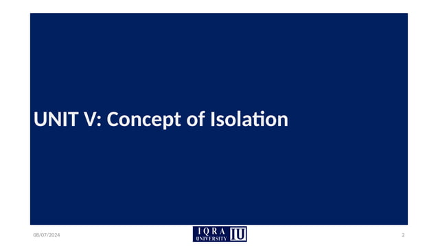 Concept of Isolation for Nurses in Hospitals | PPTX | Infectious ...