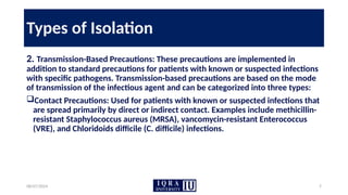 Concept of Isolation for Nurses in Hospitals | PPTX