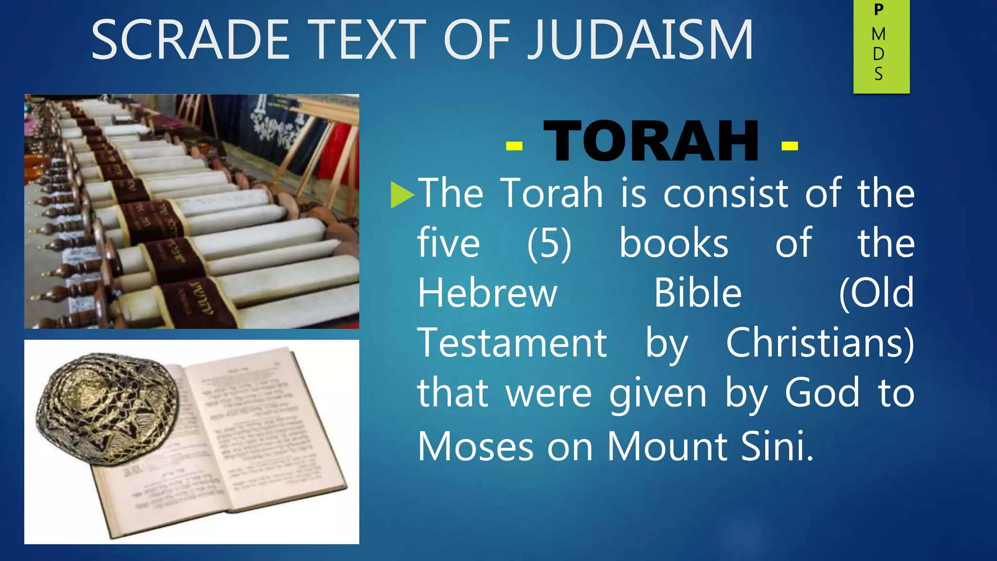 JUDAISM: CONCEPT AND INTRODUCTION | PPTX