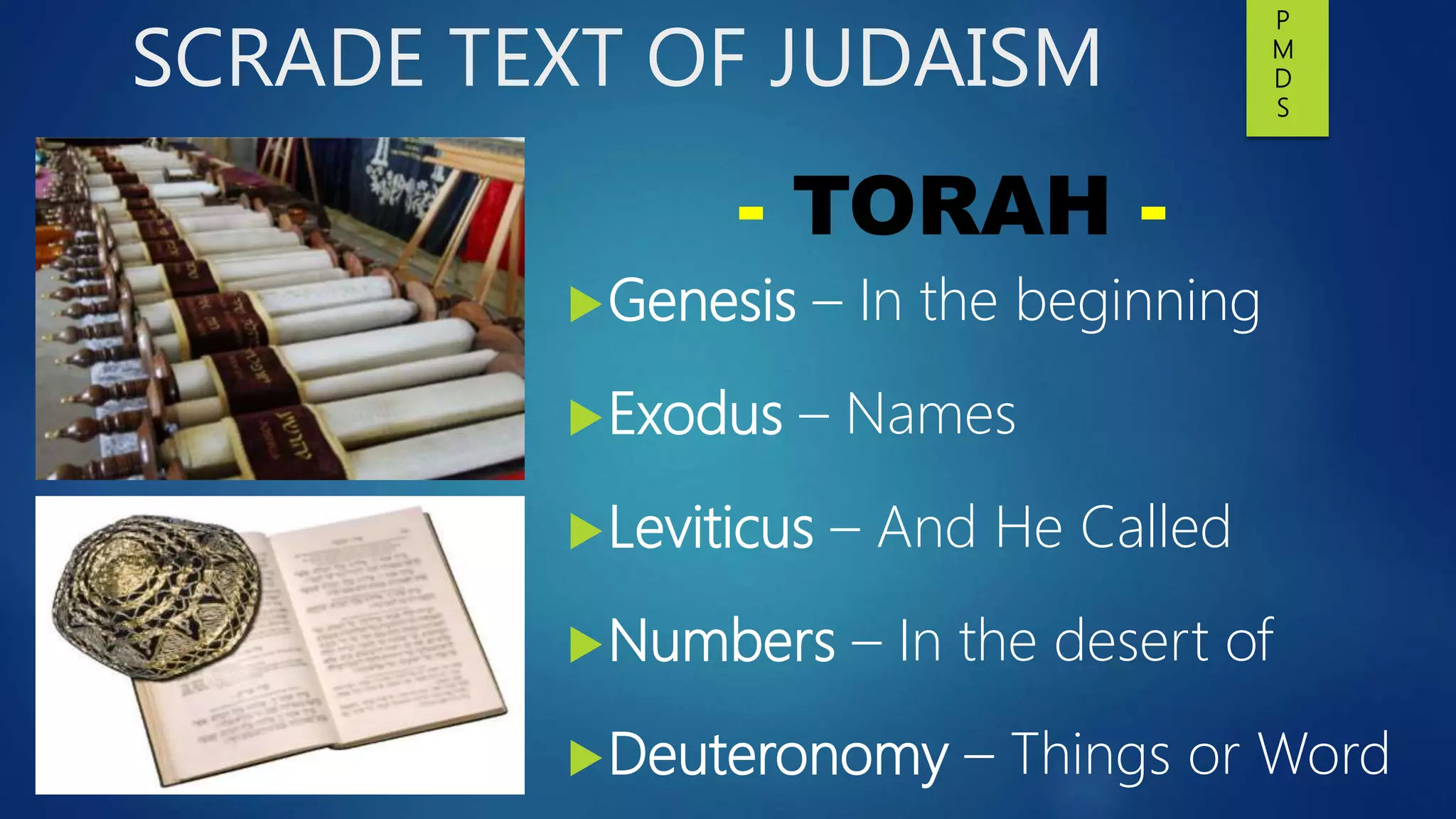 JUDAISM: CONCEPT AND INTRODUCTION | PPTX