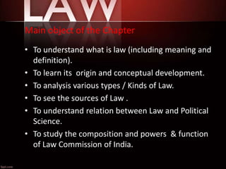 Concept of law | PPTX