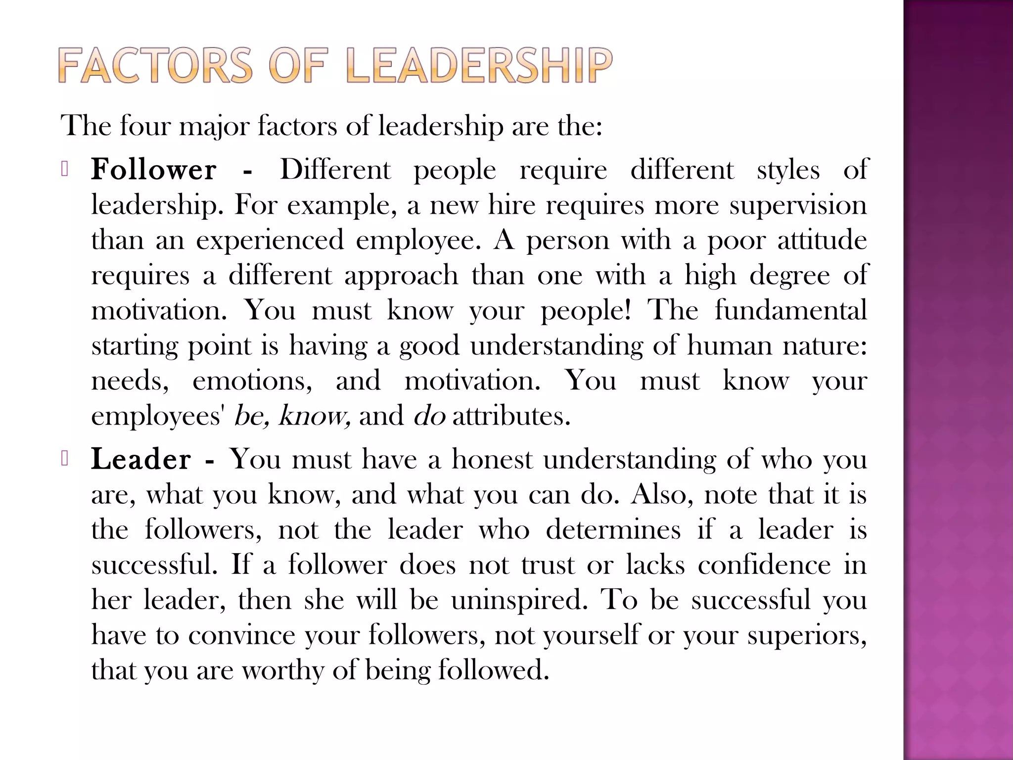 Concept of leadership | PPT
