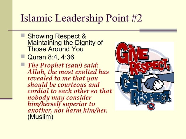 Concept of Leadership in Islam | PPT