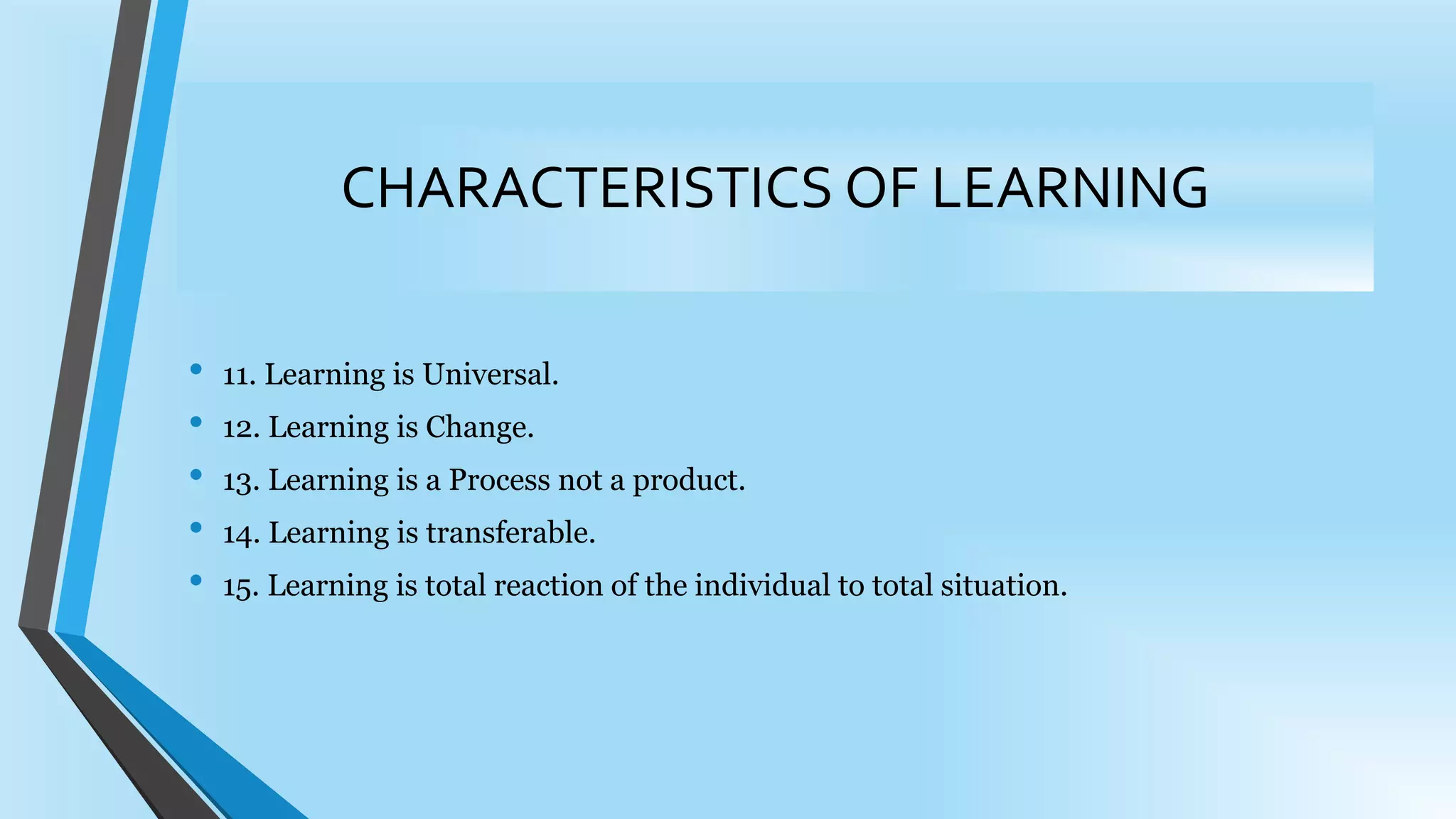 Concept of learning | PPTX