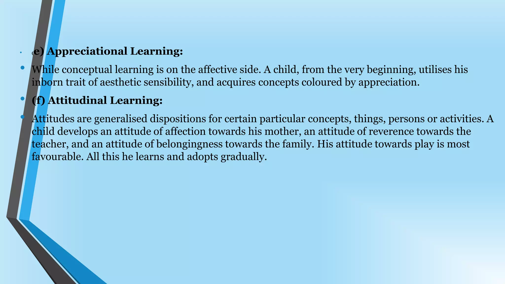 Concept of learning | PPTX