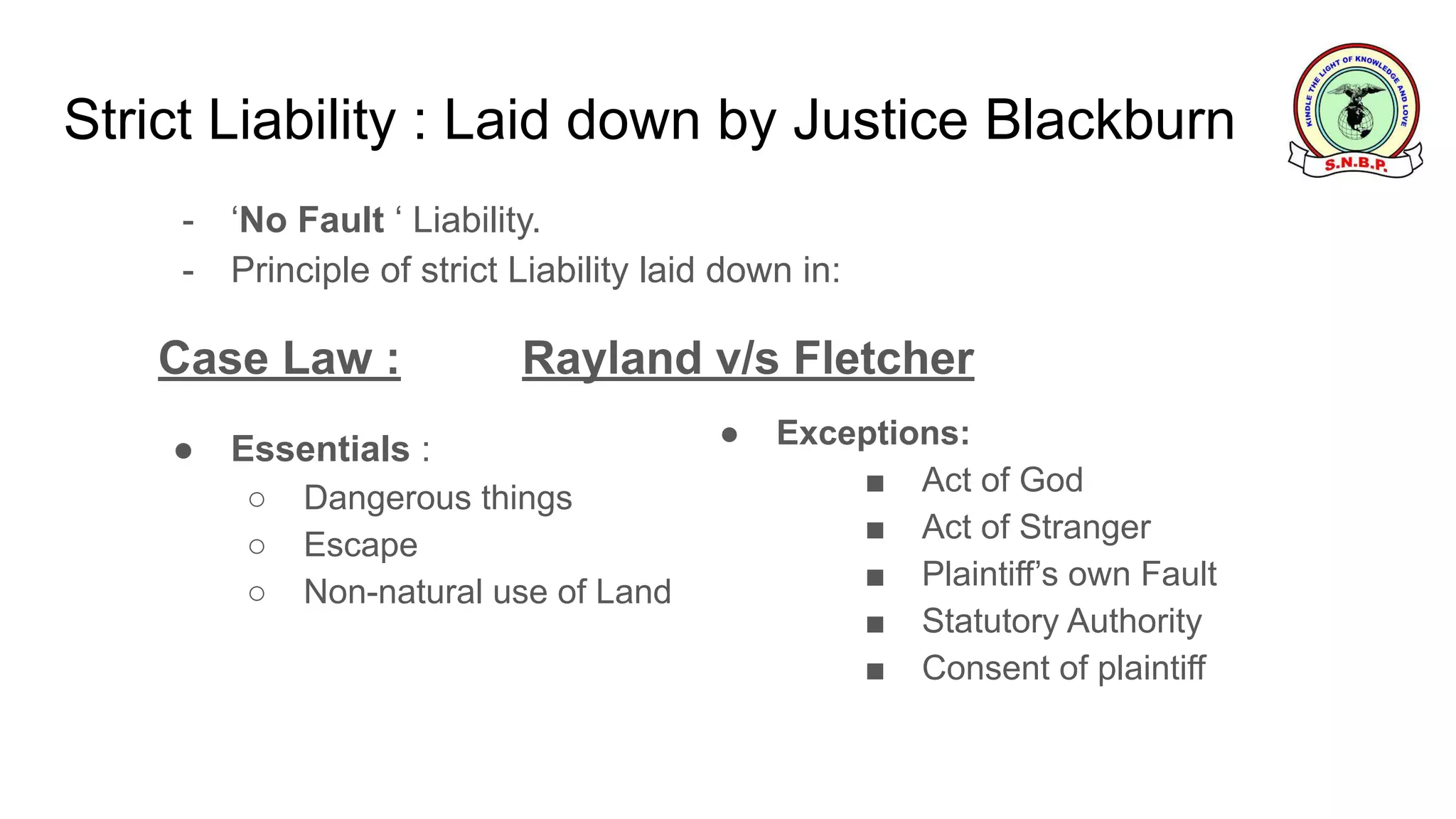 Concept of liability | PDF
