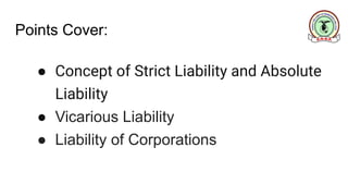Concept of liability | PDF