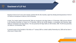 Concept of LLP & its Incorporation | PPTX