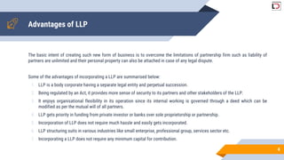Concept of LLP & its Incorporation | PPTX