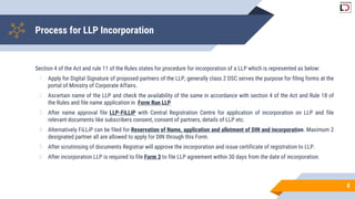 Concept of LLP & its Incorporation | PPTX