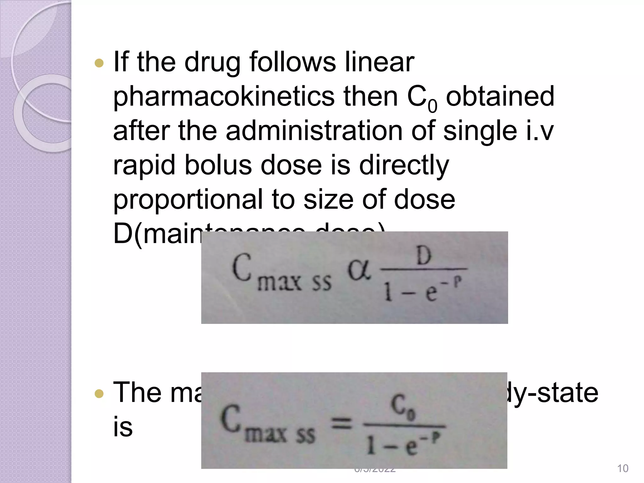 CONCEPT OF LOADING AND MAINTAINANCE DOSE.pptx