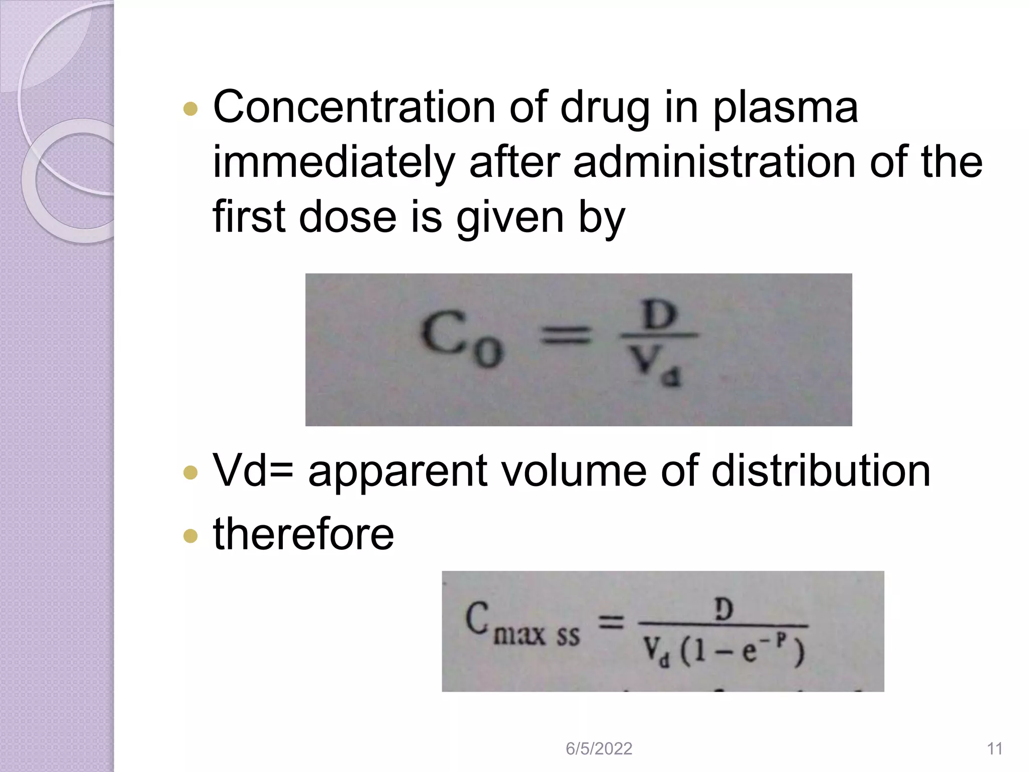 CONCEPT OF LOADING AND MAINTAINANCE DOSE.pptx
