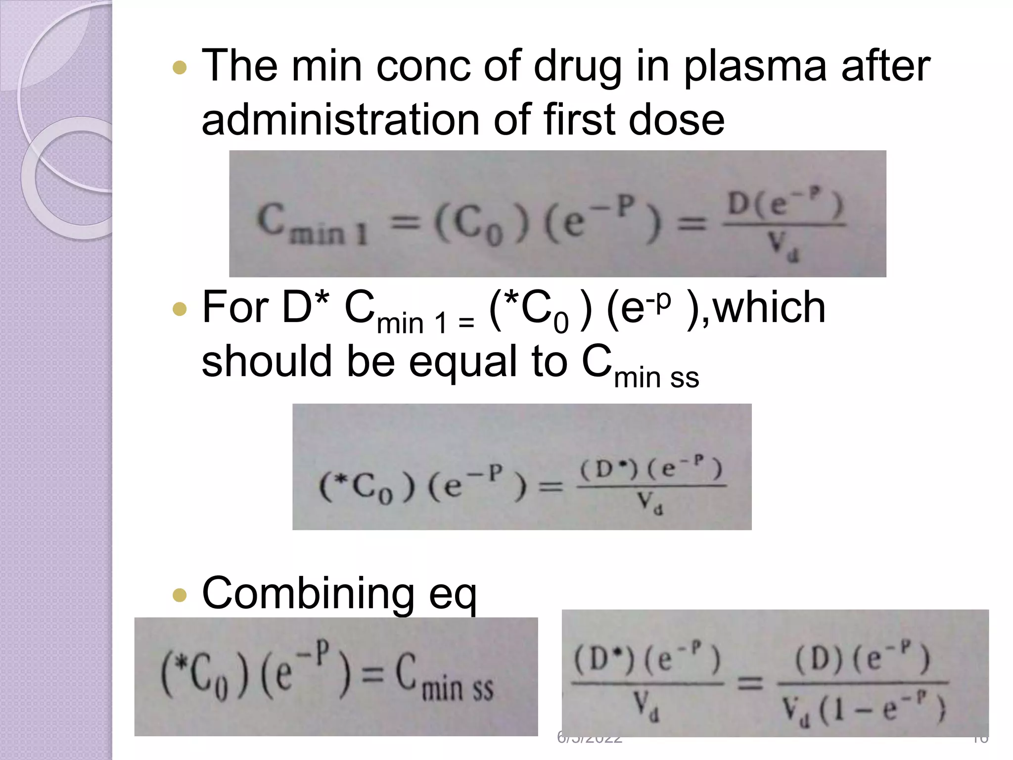 CONCEPT OF LOADING AND MAINTAINANCE DOSE.pptx
