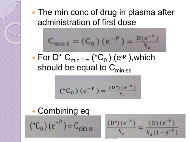 CONCEPT OF LOADING AND MAINTAINANCE DOSE.pptx | Pharmaceutical Drugs ...