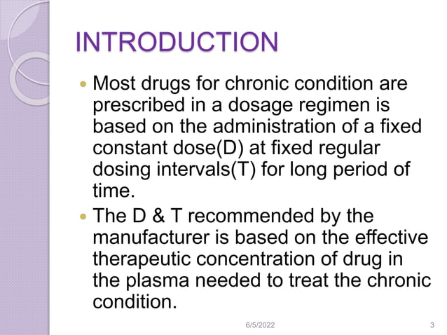 CONCEPT OF LOADING AND MAINTAINANCE DOSE.pptx | Pharmaceutical Drugs ...