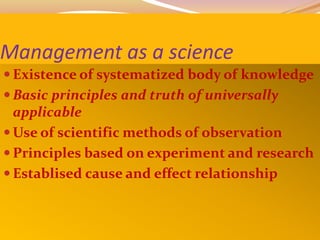 Concept of management | PPTX