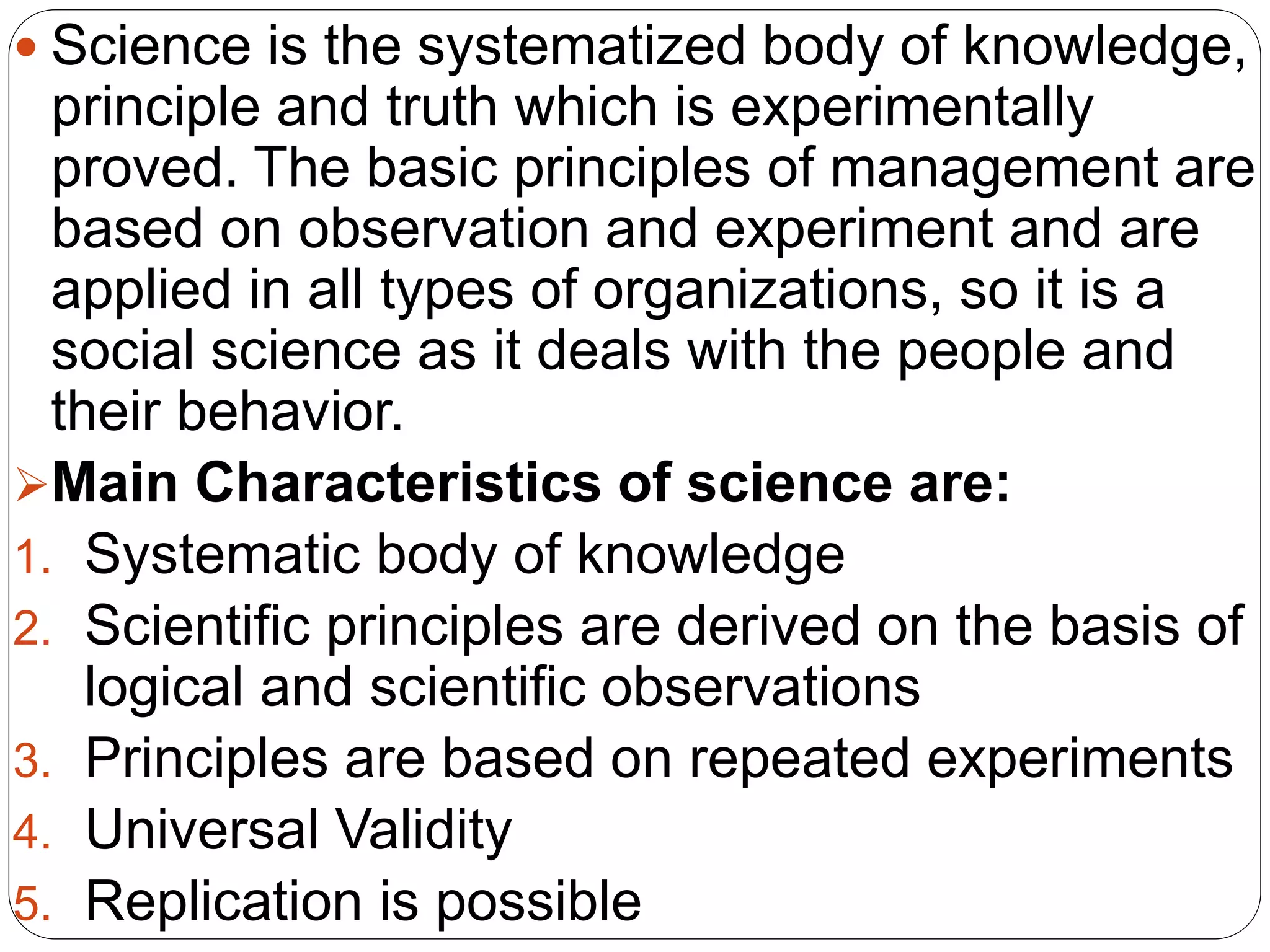 Concept of Management - Important Concept | PPTX