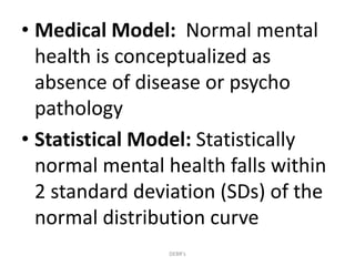 Concept of mental health | PPTX