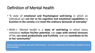 INTRODUCTION AND Concept of mental Health.pptx