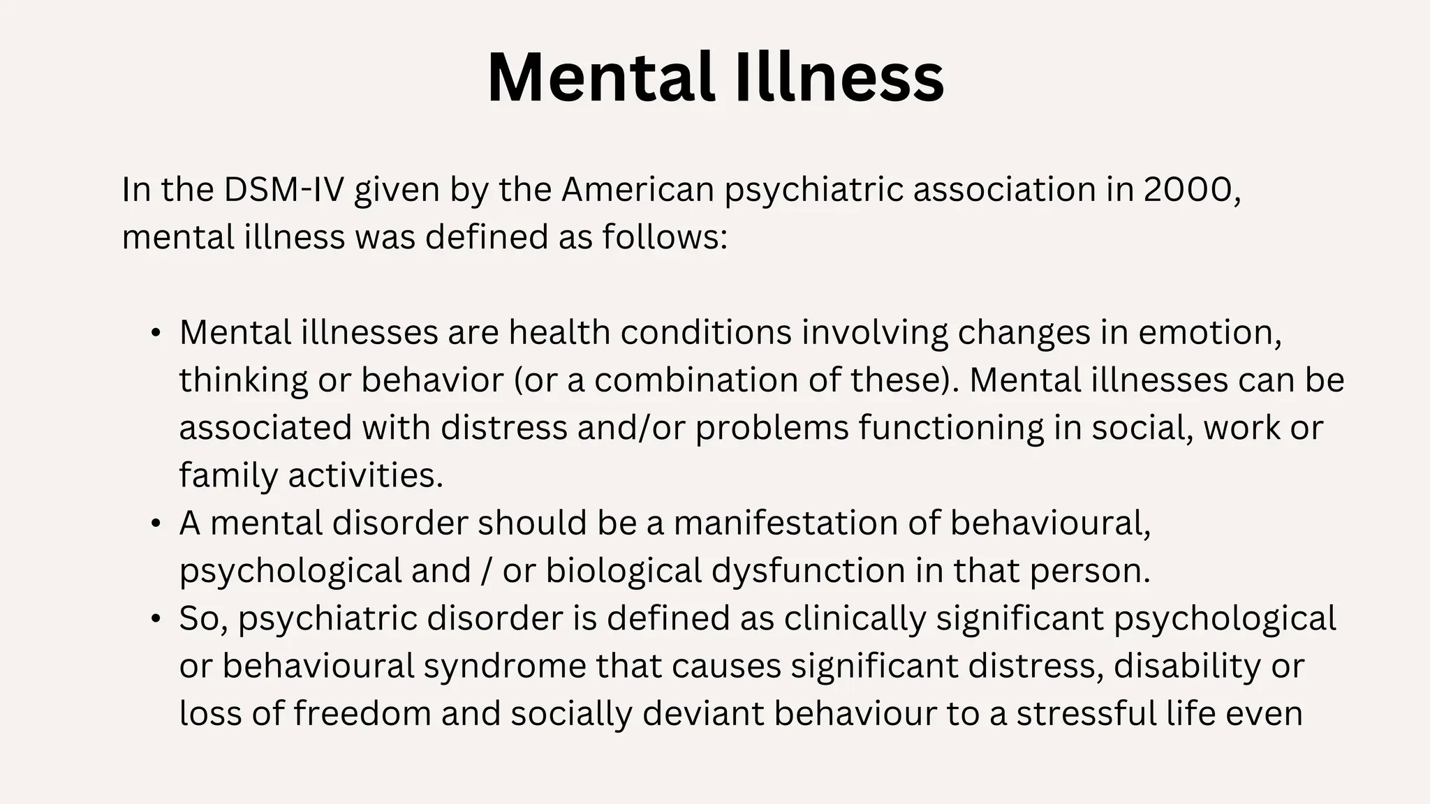 Power point presentation on Concept of Mental Health | PPT