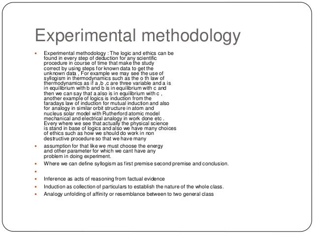 Concept of modern research methods ethics logic for Problem solution ...