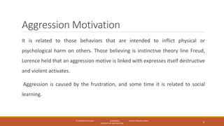 Concept of motivation in Psychology | PPTX | Science