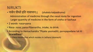 CONCEPT OF NASAPANA | PPTX