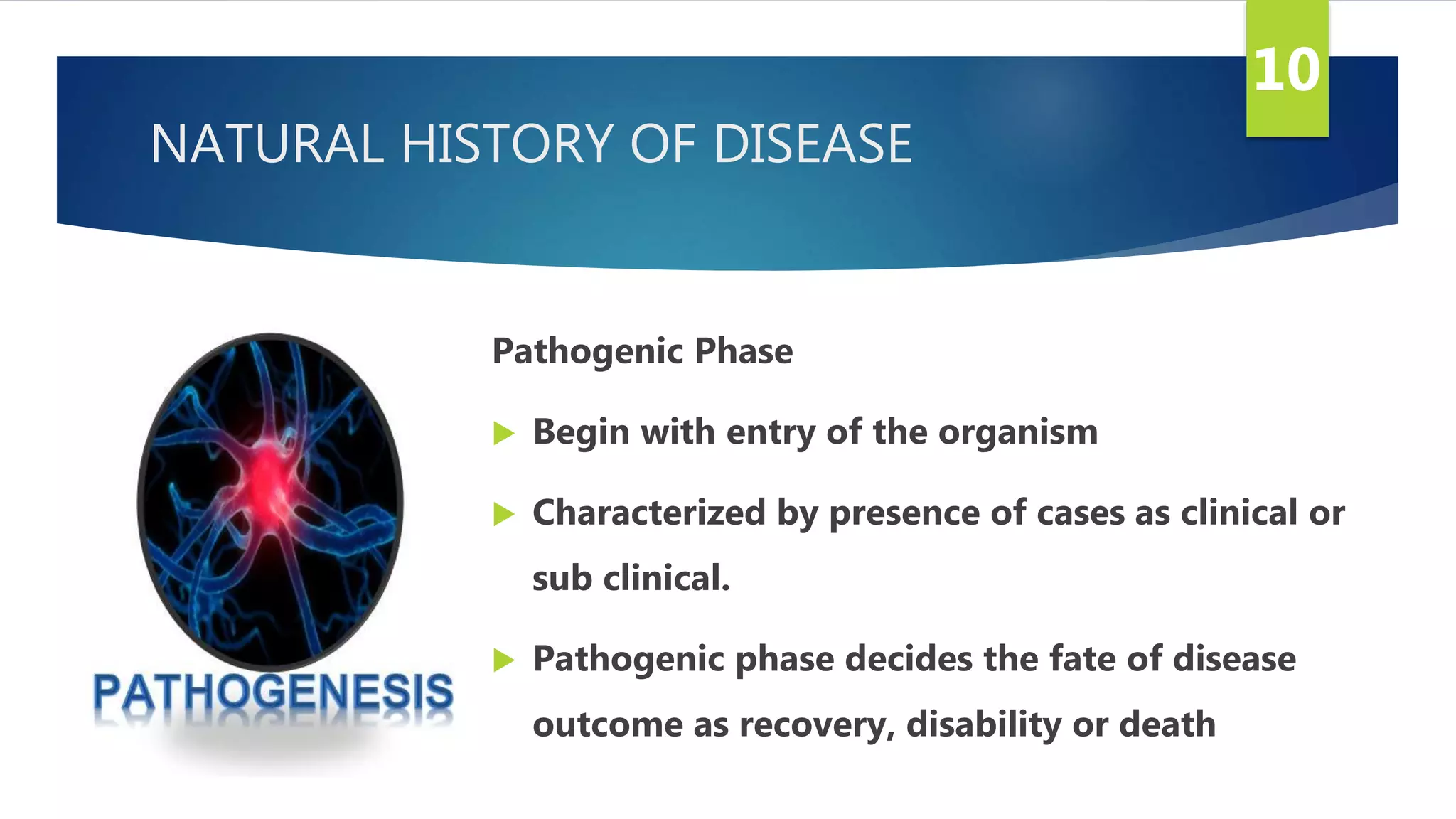 natural history of disease | PPTX