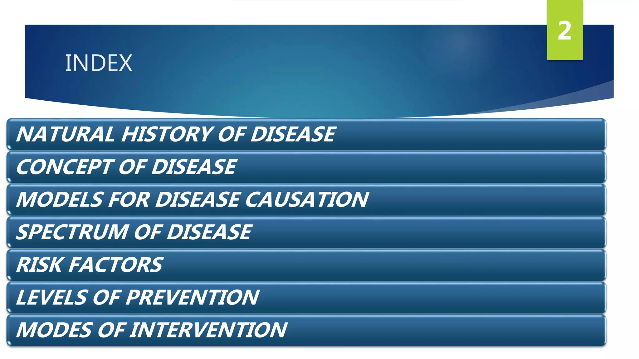 natural history of disease | PPTX