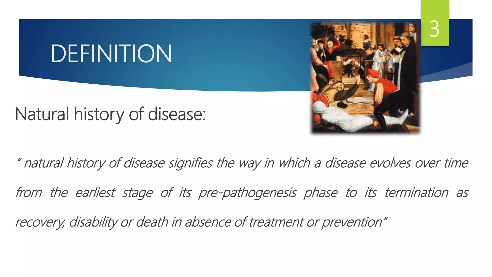 natural history of disease | PPTX