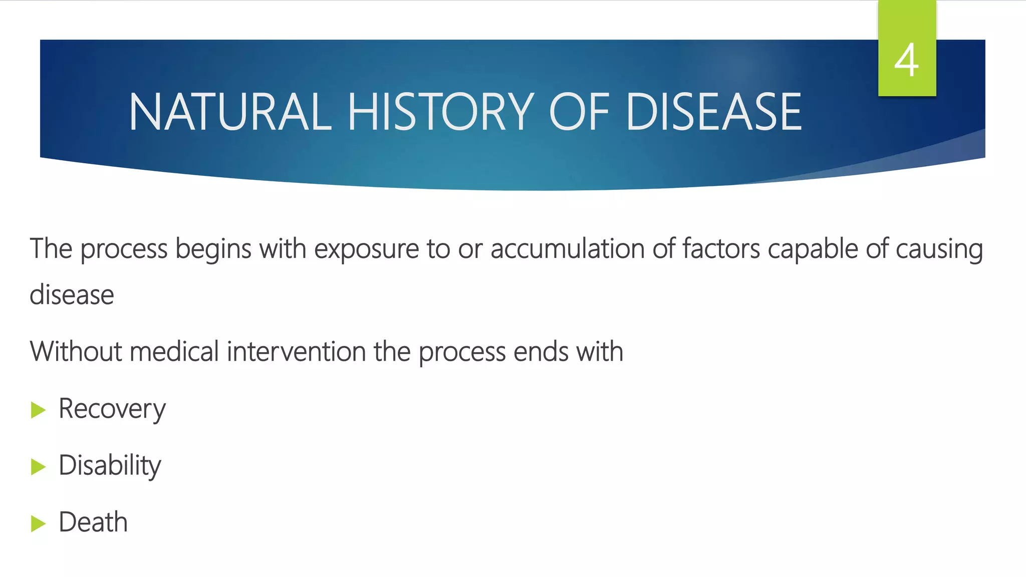 natural history of disease | PPTX
