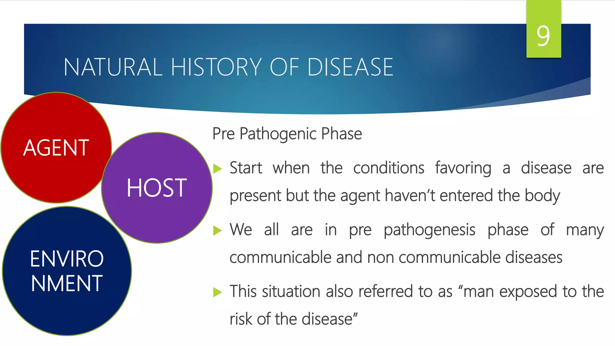 natural history of disease | PPTX