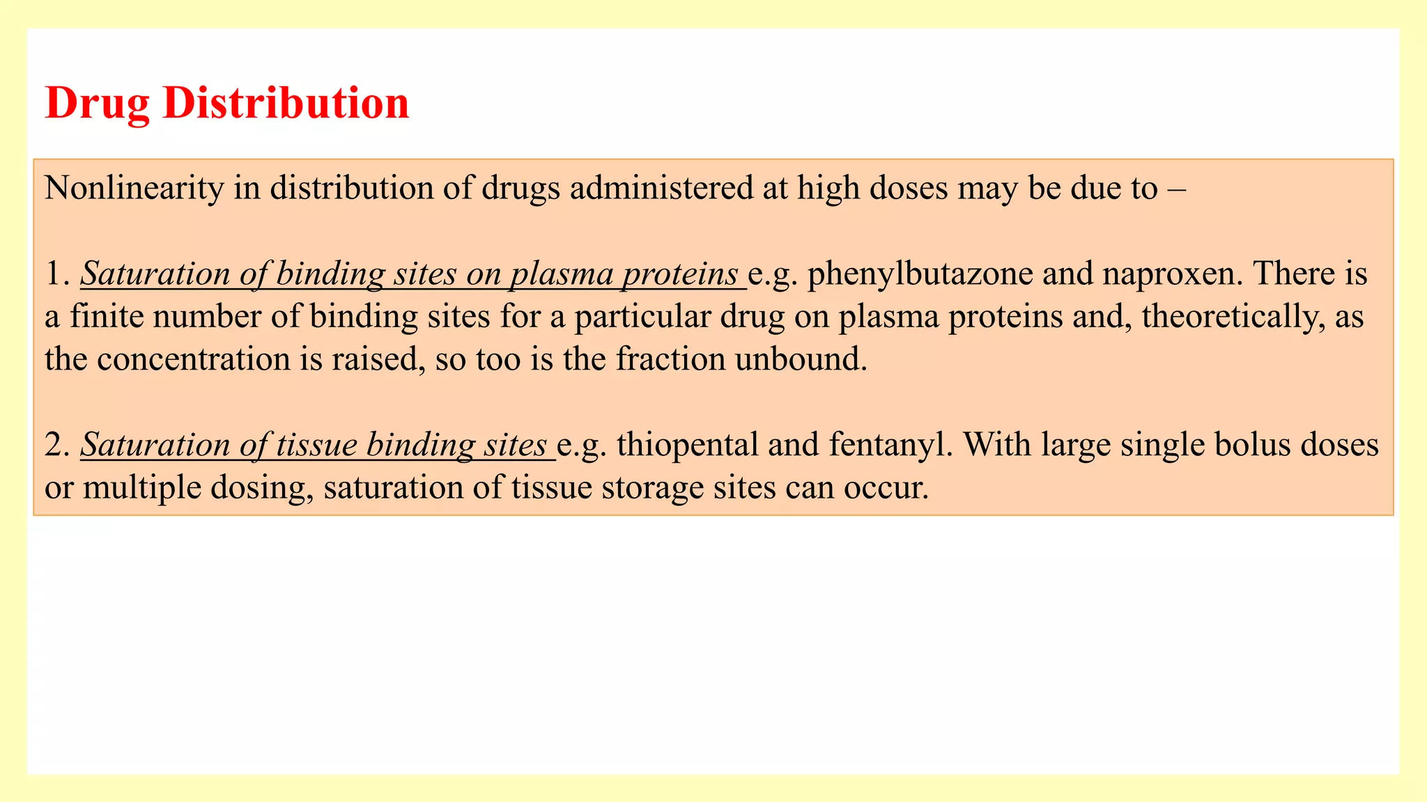 Concept of non linear and linear pharmacokinetic model | PPTX