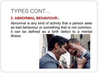 Concept of normal and abnormal behaviour | PPTX