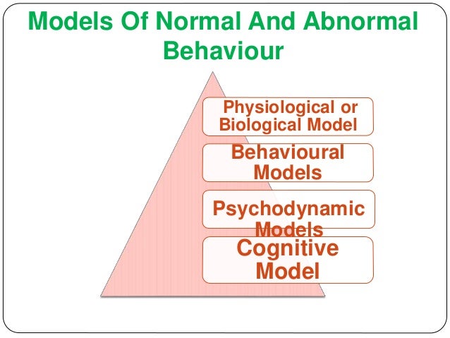 Concept of normal and abnormal behaviour