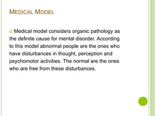 Concept of normal and abnormal behaviour | PPTX