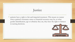 apply ethic in nursing and application of ethic principles in specialty ...