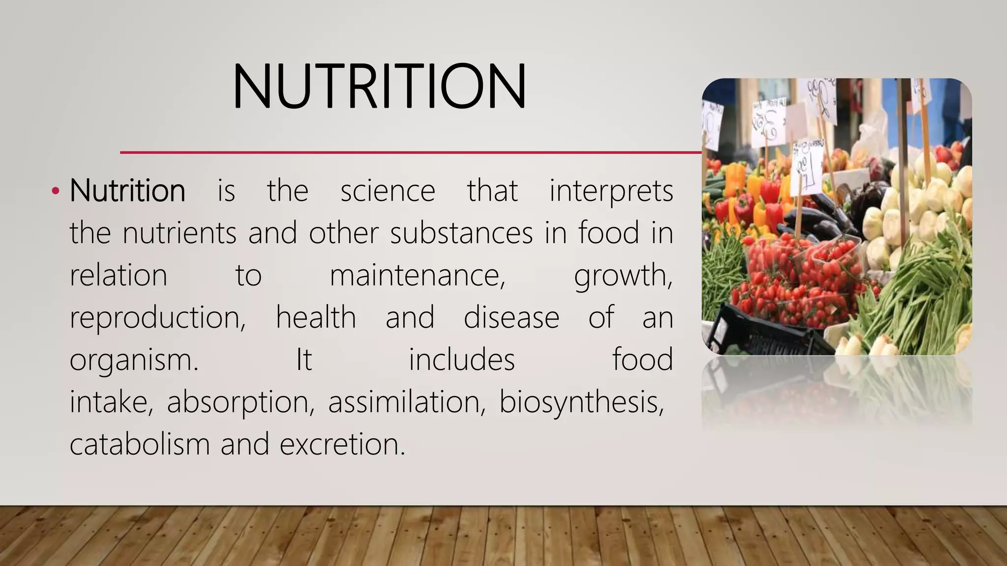 Concept of nutrition, Food, nutrition, malnutrition and balanced diet ...
