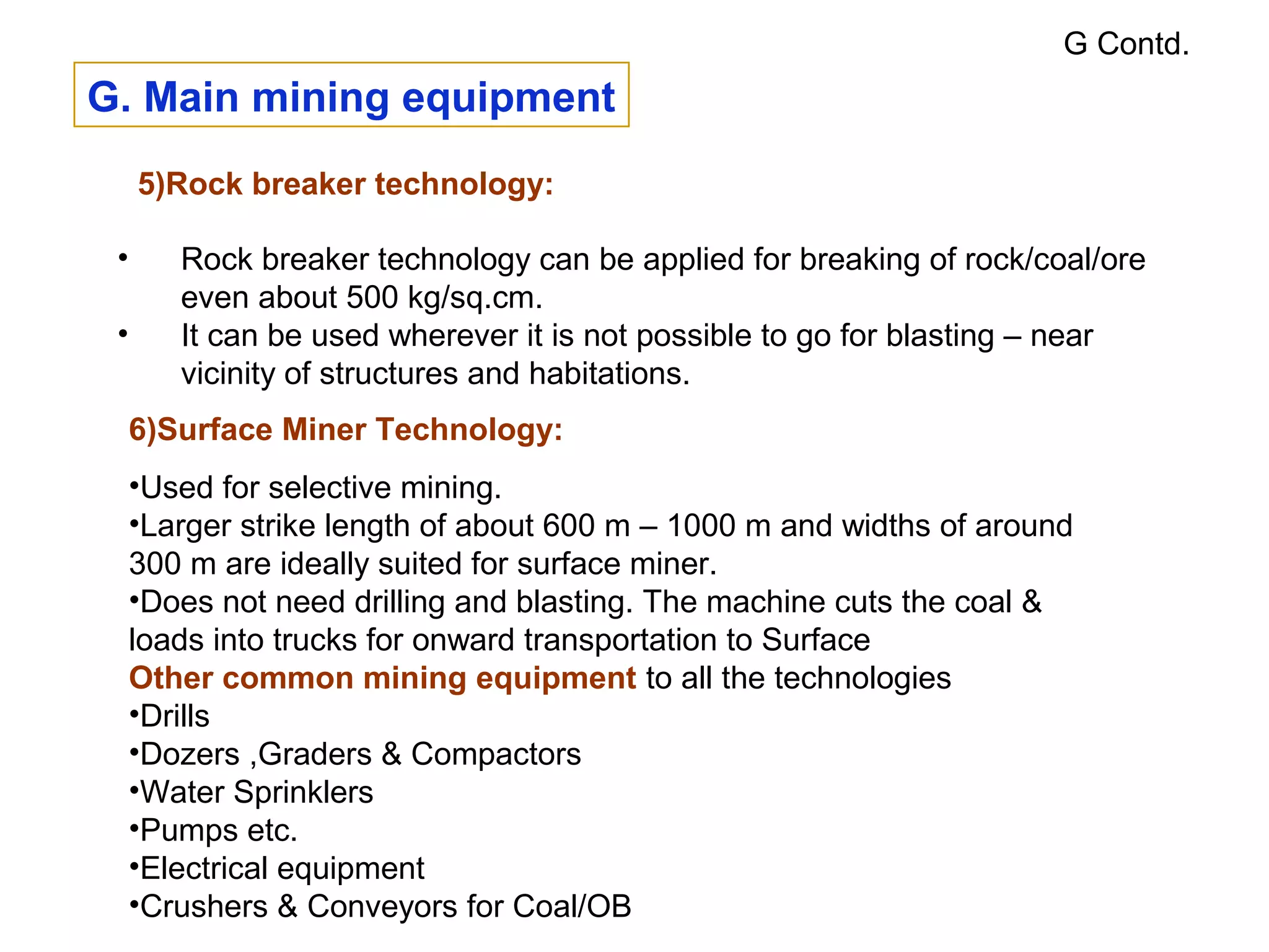 Concept of oc mine planning & design(final) | PPT
