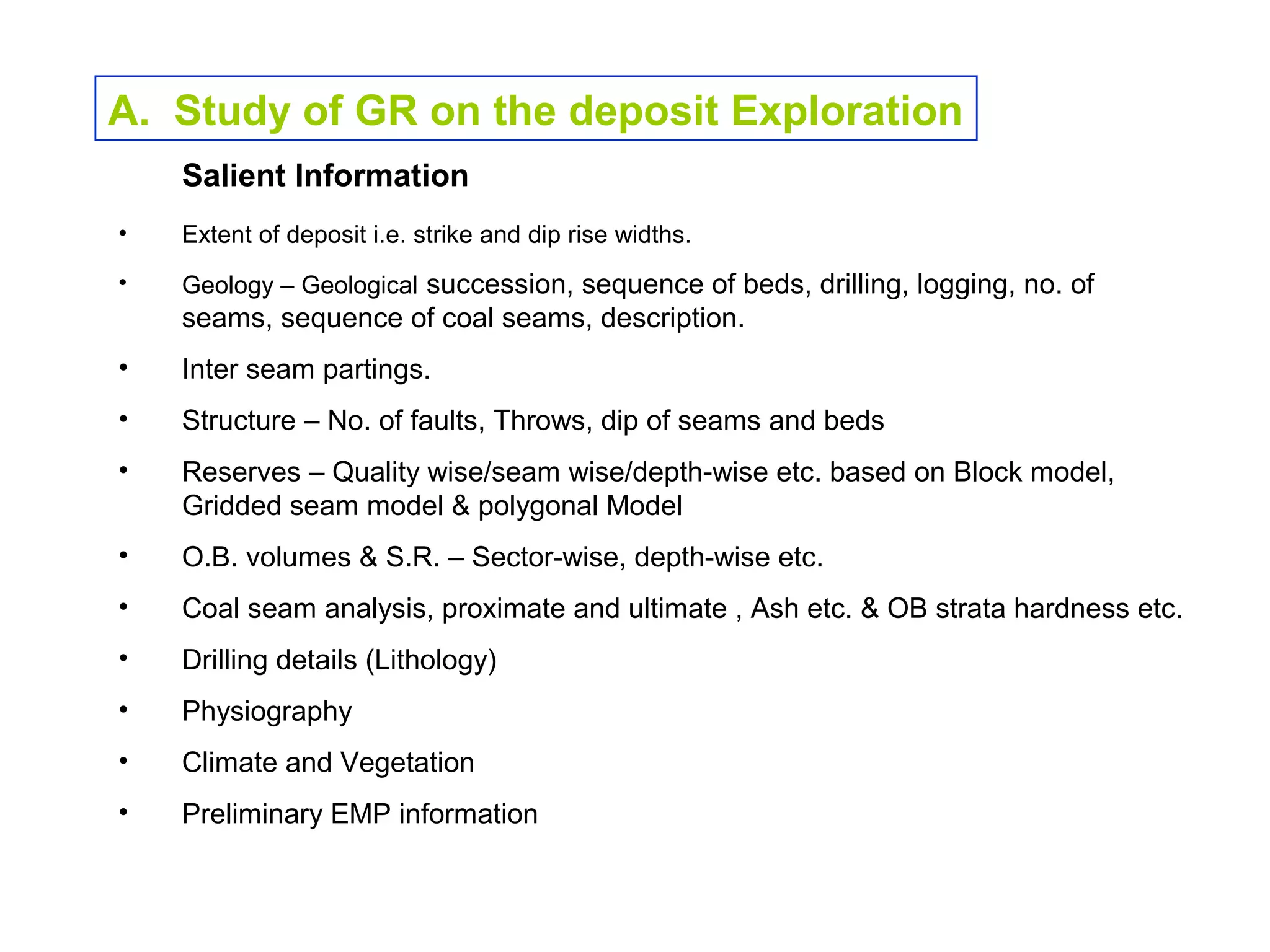 Concept of oc mine planning & design(final) | PPT