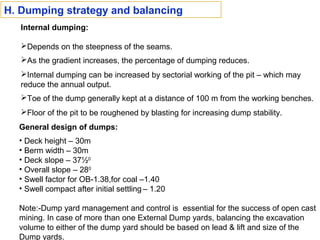Concept of oc mine planning & design(final) | PPT