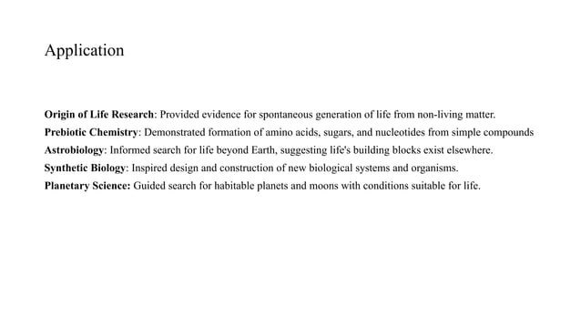 concept of oparin's ,Haldane's and Miller-Urey experiment.pptx