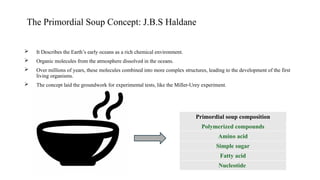 concept of oparin's ,Haldane's and Miller-Urey experiment.pptx