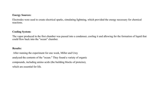 concept of oparin's ,Haldane's and Miller-Urey experiment.pptx