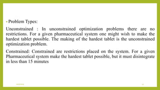 Concept of optimization Optimization parameters.pptx