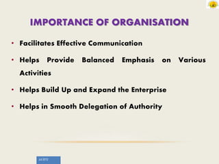 Concept of organization | PPTX