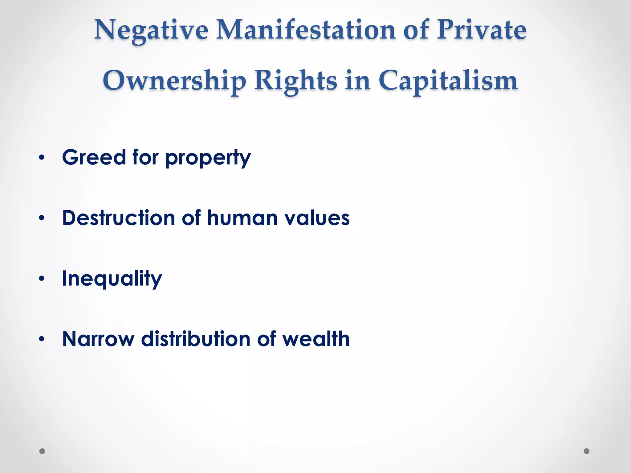 Concept of ownership in capitalism | PPTX